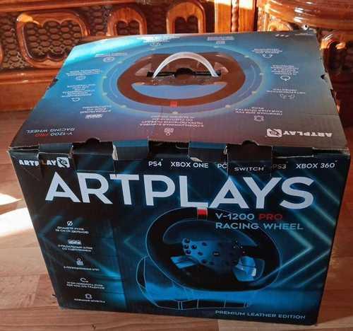 Игровой руль artplays V-1200 PRO recing wheel