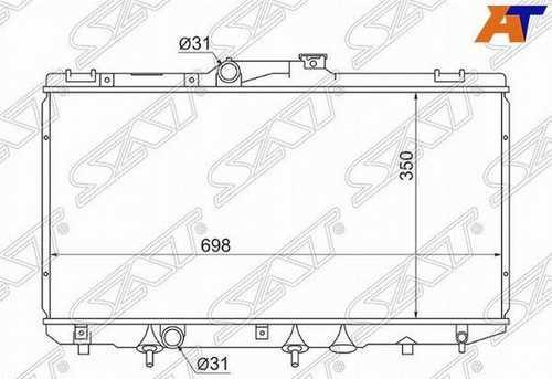 Радиатор toyota corolla levin
