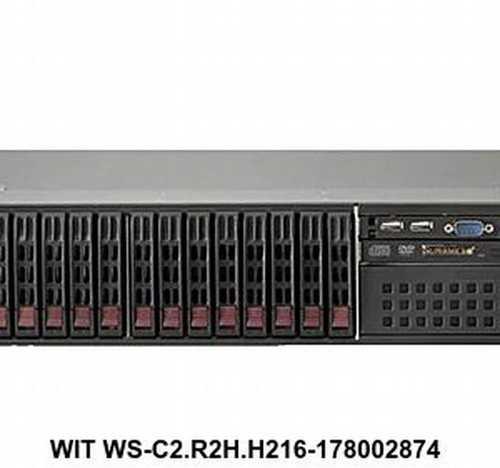 Сервер Supermicro WIT WS-C2.R2H.H216-178002874