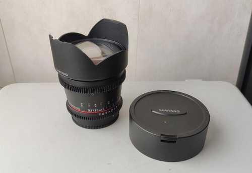 Samyang 10mm T3.1 ED AS NCS CS Sony A