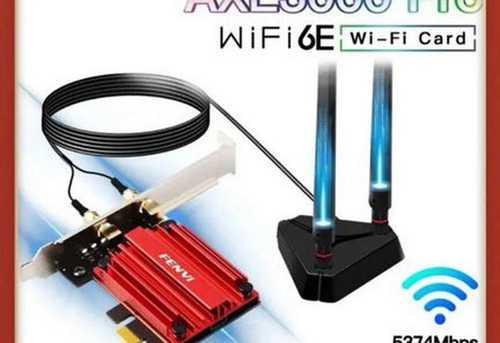Wi-Fi 6E адаптер fenvi AXE3000 PRO Intel AX210