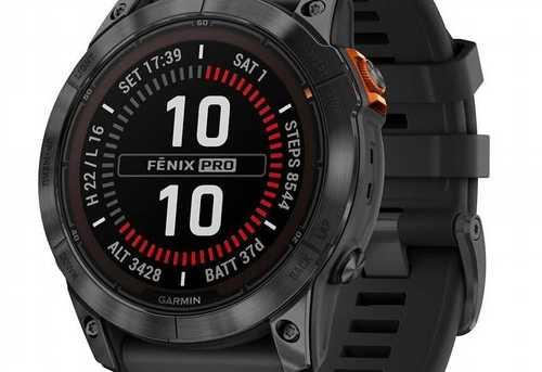 Умные часы Garmin fenix 7X Pro Solar, черный 010-0