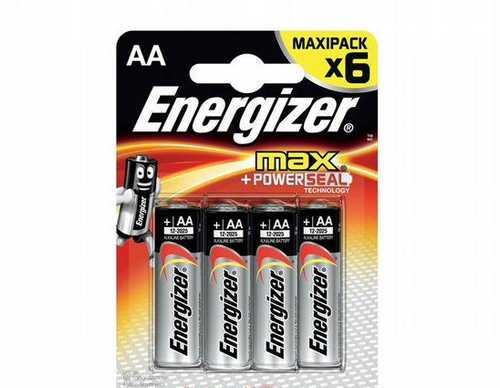 Батарейка пальчиковая Energizer Max AA, LR06