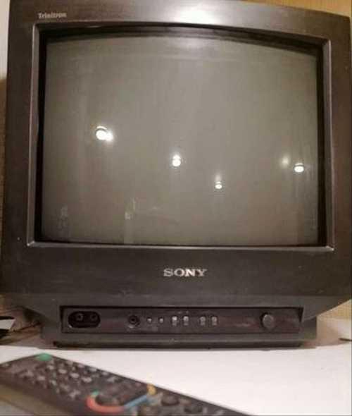 Телевизор и пульт Sony бу