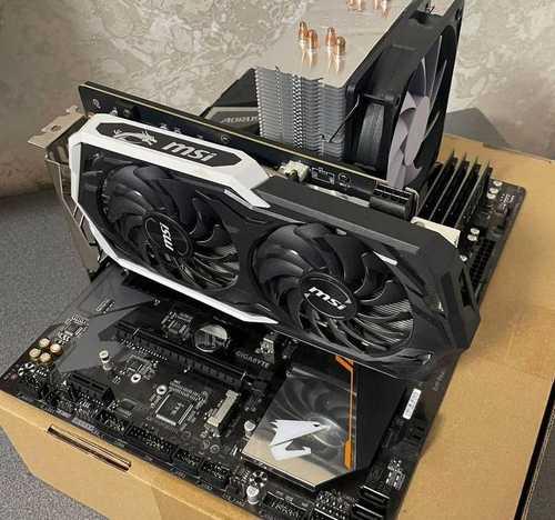 Комплект для сборки пк ryzen 3600   gtx 1660 ti  