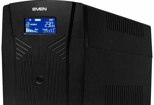 Ибп sven Pro 1500 (LCD, USB), линейно-интерактивны