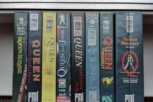 Видеокассеты VHS группа queen