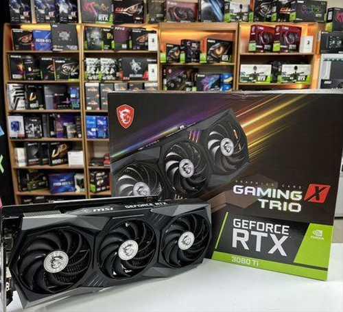 Видеокарта MSI GamingX trio RTX3080ti гарантия