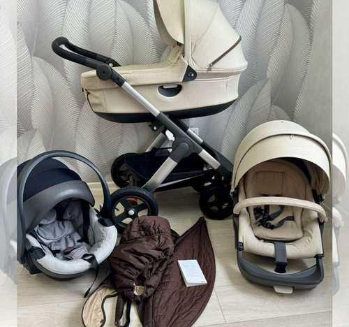 Коляска stokke trailz 3 в 1