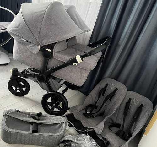 Bugaboo Donkey2 шасси All Black для двойни