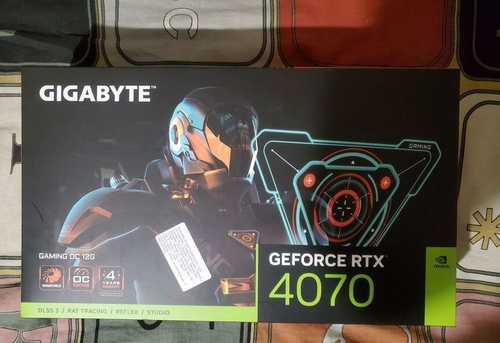 Gigabyte GeForce RTX 4070 gaming OC 12G (Новая)
