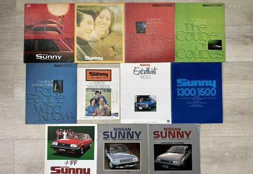 Дилерские каталоги Nissan Sunny 1968-1981 Япония