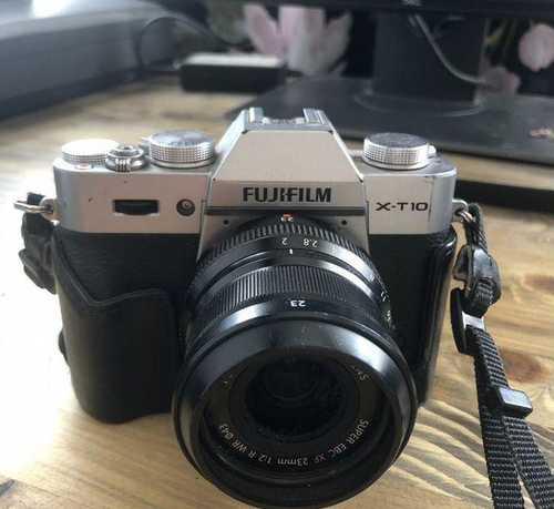 Fujifilm xt10 с объективом Fujinon 23mm f/2