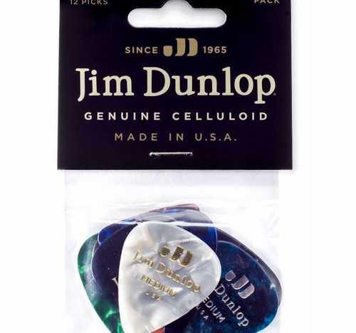 Dunlop PVP106 Variety Celluloid 12Pack Медиаторы