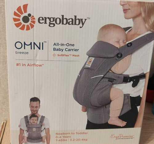 Эргорюкзак ergobaby omni breeze