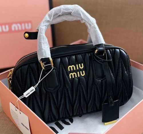 Сумка miu miu чёрная