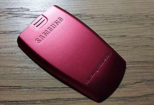 Samsung e500 крышка аккумулятора red оригинал