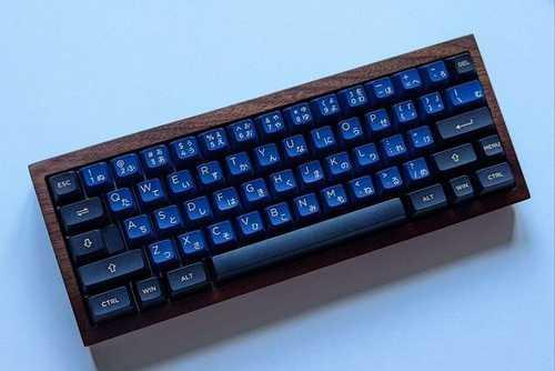 Механическая клавиатура Tofu60 Wood Kailh Cream