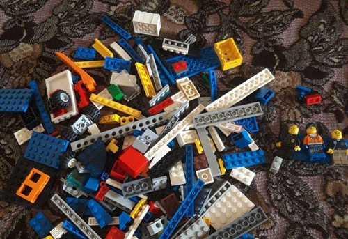 Lego city детали (фигурки, колёса)
