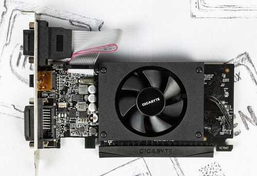 Видеокарта gigabyte GeForce GT 710 LP D5 2Gb