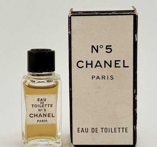 Chanel но 5 edt 4,5 мл винтаж 1970e