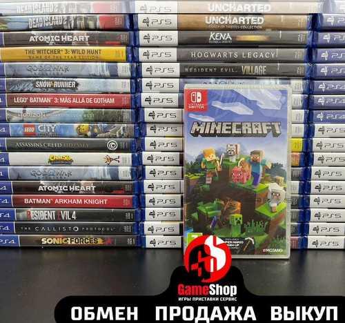 Minecraftnintendo switch картридж