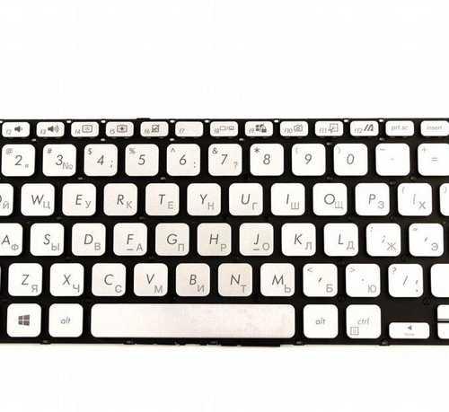 Клавиатура для Asus X412DA X412FL Silver p/n: AEX