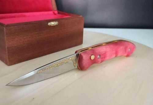 Подарочный складной нож из Златоуста