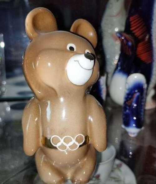 Фарфоровая статуэтка Олимпийский Мишка СССР