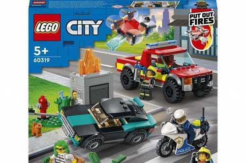 Конструктор lego City Fire 60319 Пожарная бригада