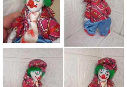 Кукла клоун коллекционная