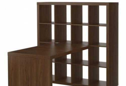 Стеллаж IKEA каллакс черный 16 ячеек