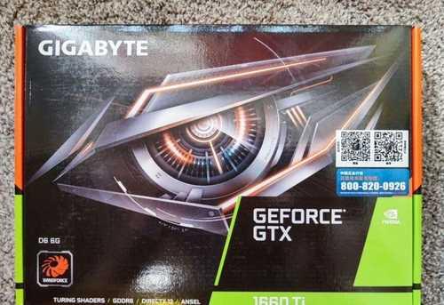 Новая видеокарта Gigabyte GeForce GTX 1660 ti