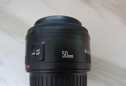 Объект Canon Lens EF 50mm 1:1.8 II