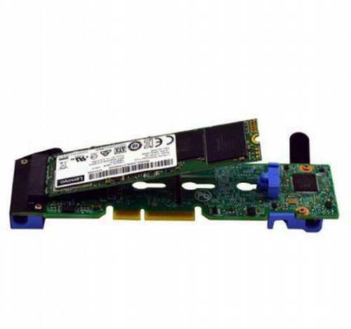 Lenovo ThinkSystem M.2sata/NVMe 2-BayEnablement Kit (SR635/SR655/SR645/SR665); (SN550/SR860/ST250/SR