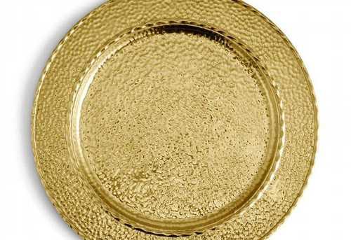 Michael Aram тарелка новая золото и серебро