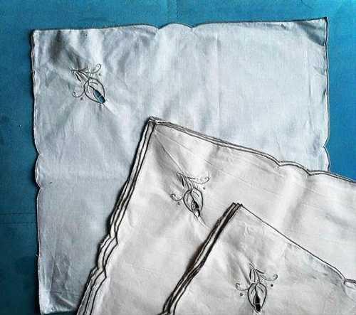 Салфетки текстиль винтаж 12 штук