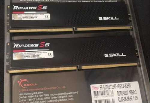 G.Skill Ripjaws S5 32Gb DDR5 6000MHz CL32