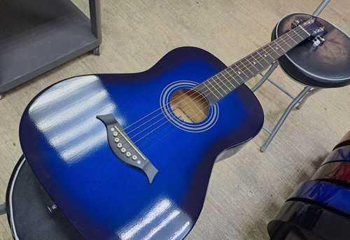 Гитара акустическая синяя