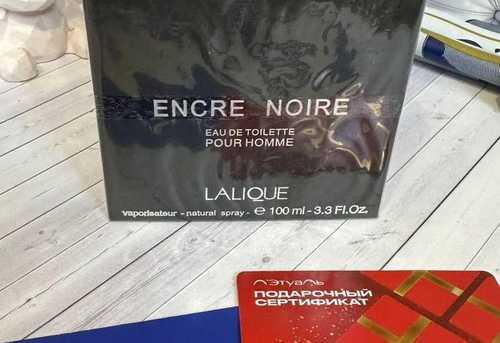 Туал вода Lalique Encre Noir 100мл + сертификат
