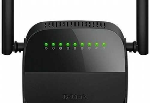 Wi-Fi роутер D-Link DSL-2750U/R1A, adsl2+, черный