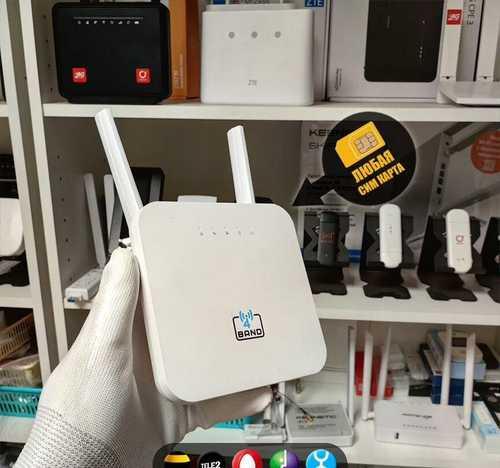 4G Модем WiFi Роутер для Интернета Любой оператор