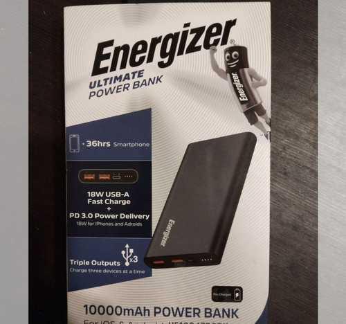 Powerbank energizer 10000 новый