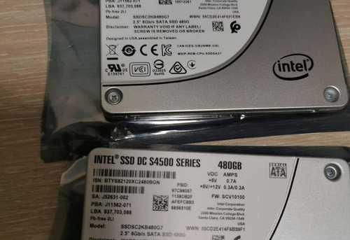 SSD Intel DC S4500 Series 480 гб /960 gb SATA