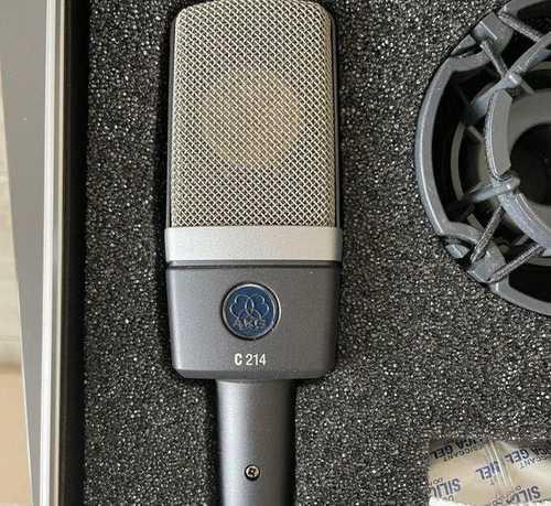 Студийный микрофон AKG C214 + допы