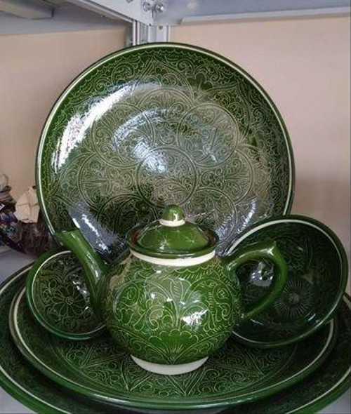 Узбекская глиняная посуда