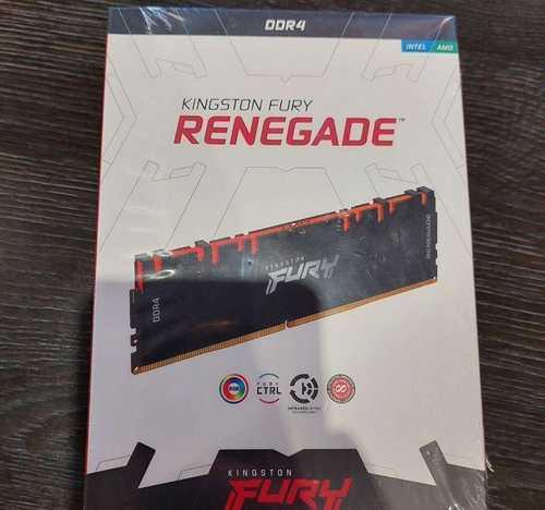 Оперативная память Kingston fury Renegade RGB 64 г