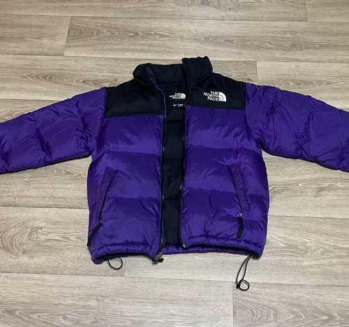 The north face пуховик фиолетовый