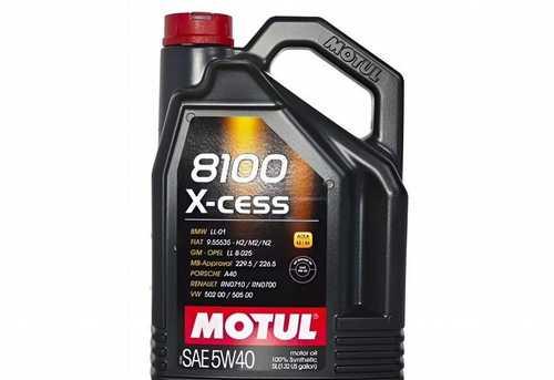 Масло моторное Motul 8100 X-cess 5W-40, 4л