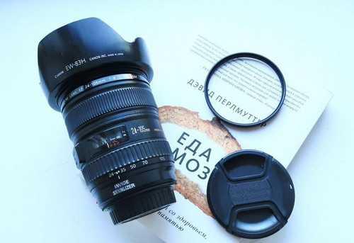 Объектив Canon EF 24-105 f4 L IS USM + фильтр
